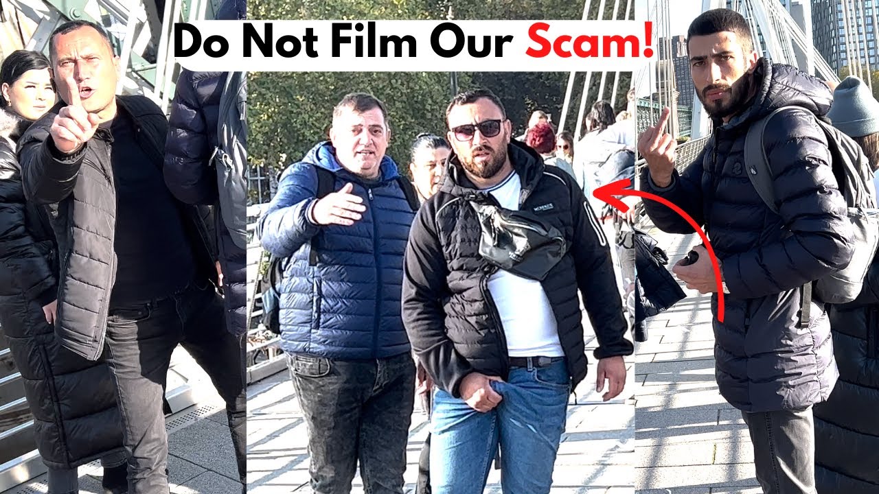 London Eye Scammers Punished With a Camera 😂 - YouTube