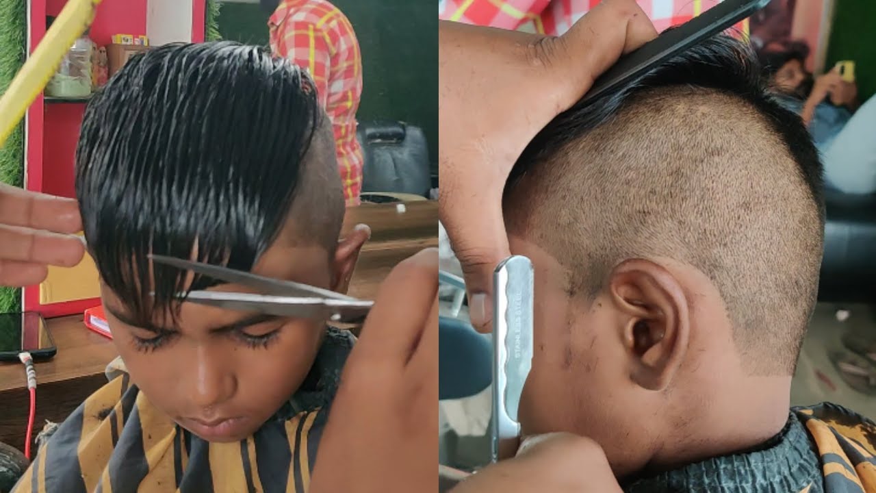 How to cut Blade Fade / Blade Fade Haircut / For Beginners / Step by ...