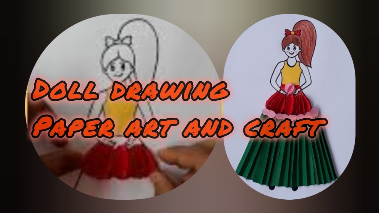 How to make paper baby doll step by step||paper craft||babydoll||Doll ...