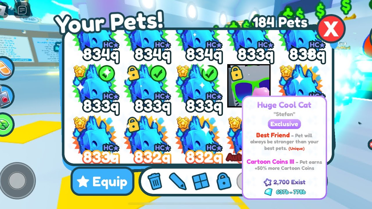 OMG! I Hatched My 2nd Huge Cool Cat In Pet Simulator X!!! - YouTube