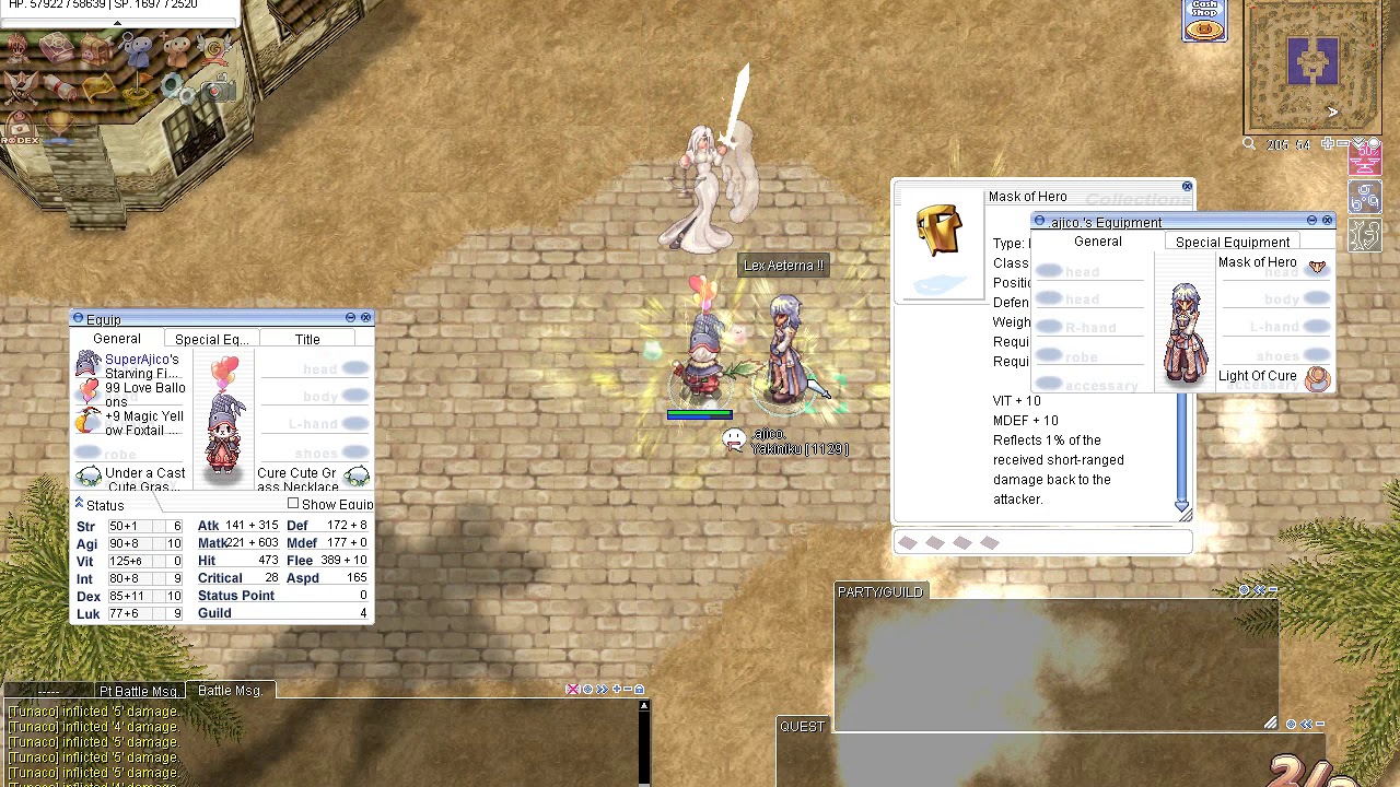 Test - Physical reflect and Lex Aeterna [iRO Chaos] - YouTube