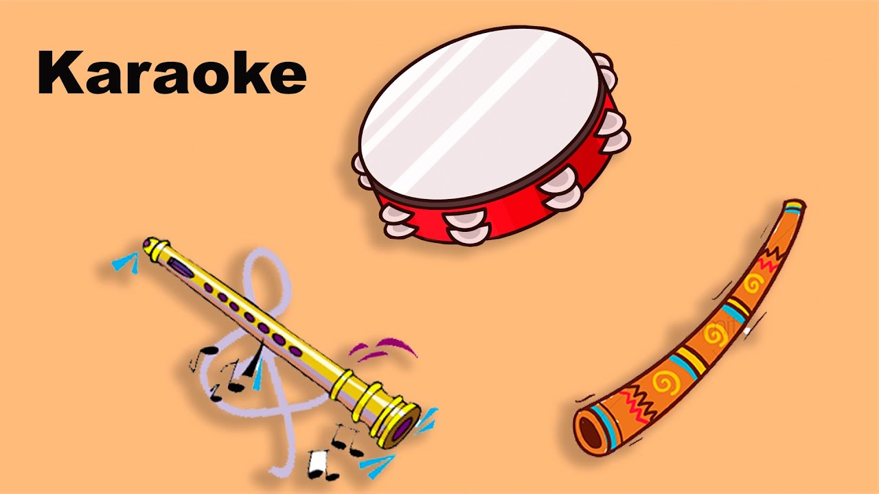 Didgeridoo, tambourine, flute - musical instruments for children ...