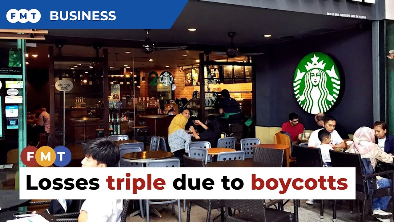 Starbucks franchise holder’s loss triples due to boycotts - YouTube