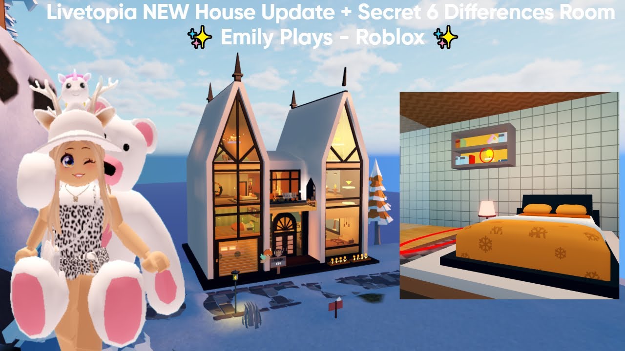 Livetopia NEW House Update + Secret 6 Differences Room - YouTube
