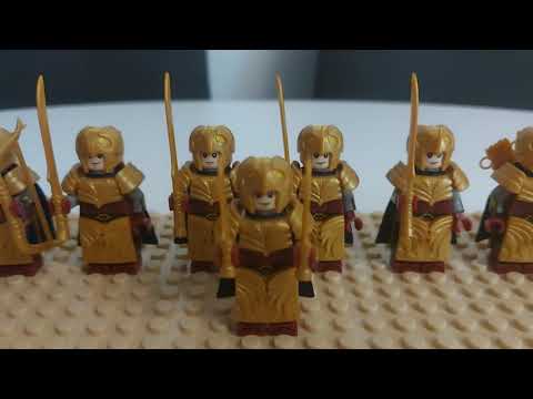 Lord of the Rings - Lothlorien Elves Army vol. 1.0 minifigures - fake Lego