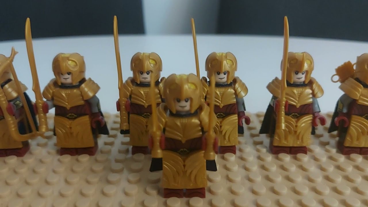 Lord of the Rings - Lothlorien Elves Army vol. 1.0 minifigures - fake ...