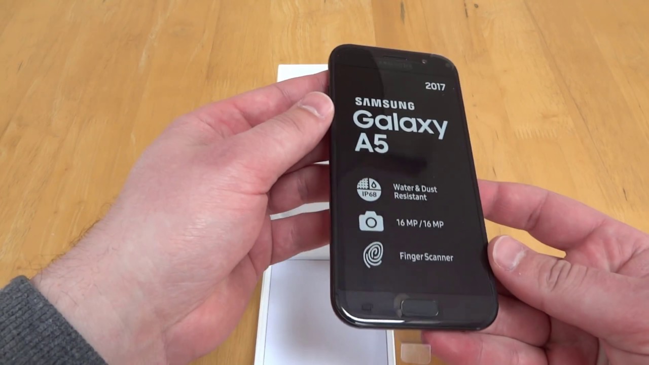 SAMSUNG GALAXY A5 2017 UNBOXING 2018 - YouTube