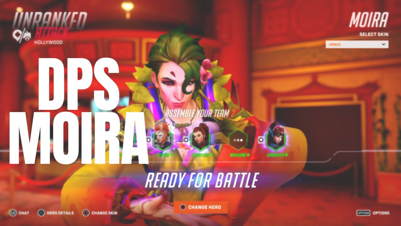 LEBIH ENAK JADI DPS!! - (MOIRA) OVERWATCH 2 GAMEPLAY - YouTube