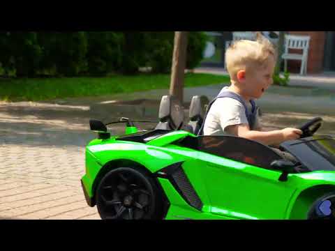 Детска лицензирана акумулаторна кола Lamborghini Aventador