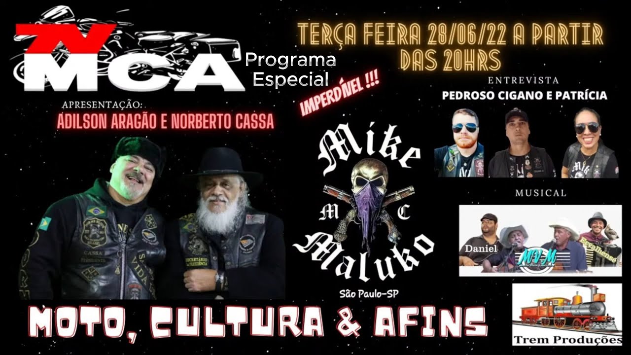 PROGRAMA ESPECIAL TV MCA - PEDROSO, CIGANO & PATRÍCIA DO MIKE MALUKO M ...