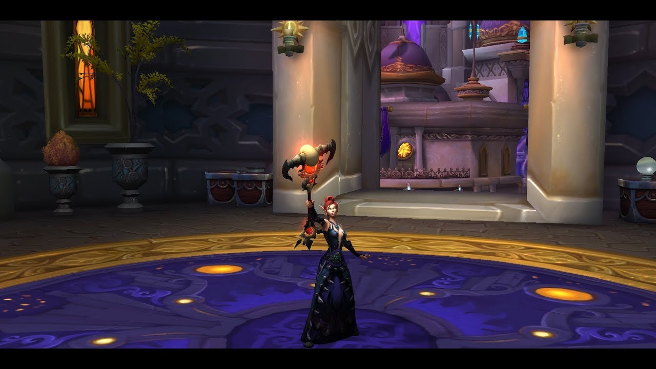 world of warcraft legion foxy's destro lock mage tower - YouTube