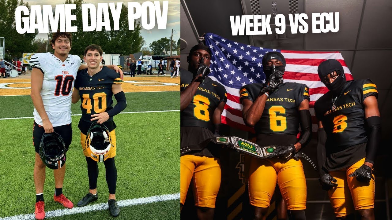 POV: Game Day as a College Football Player vs East Central University ...