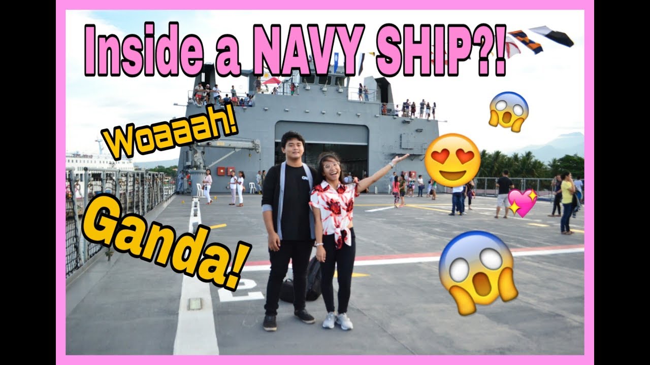 VISITING the BRP TARLAC (LD-601) in DUMAGUETE WOW! | Rocelle & Jezrelle ...
