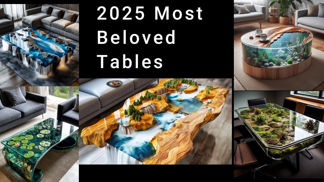 Modern Tables 2025 living room tables Wooden Tables Trends Interior ...