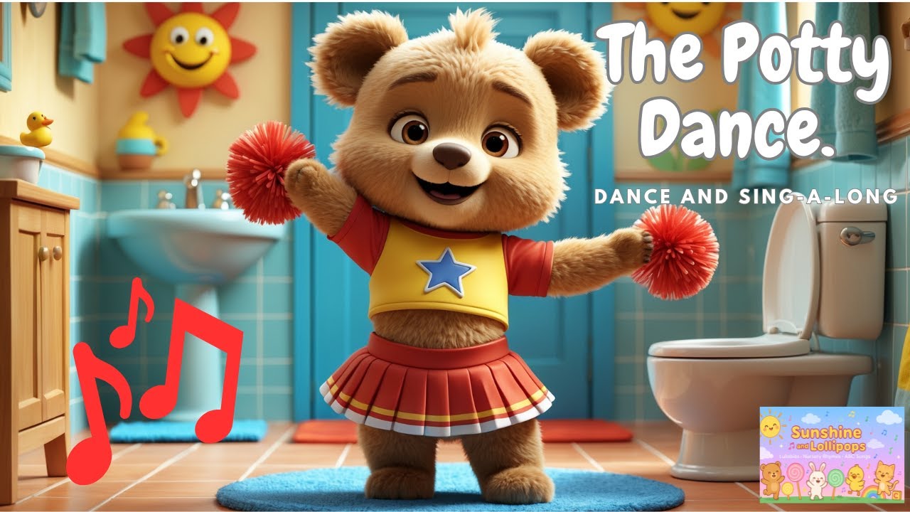 The Potty Dance - Potty Cheer! | Fun Toilet Training Song for Toddlers ...