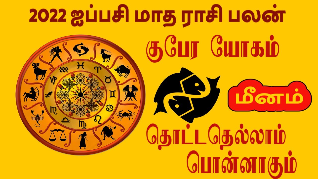 Meenam Aippasi Matha Rasi Palan 2022 | 8D USE HEADPHONES | November ...