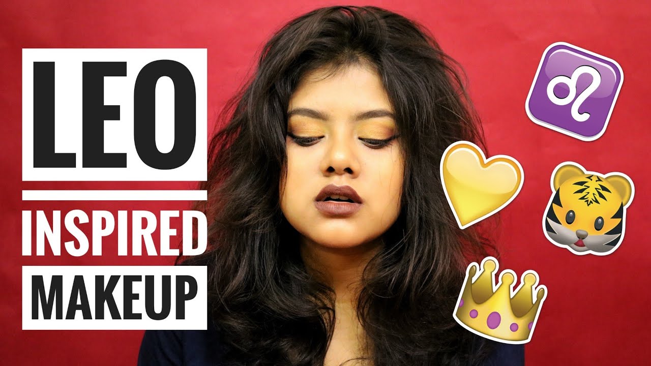 LEO INSPIRED MAKEUP | ZODIAC MAKEUP (05) - YouTube