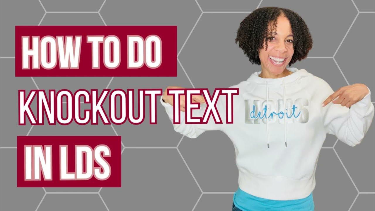 How To Do Knockout Text In Leonardo Design Studio With Metallic Puff - YouTube