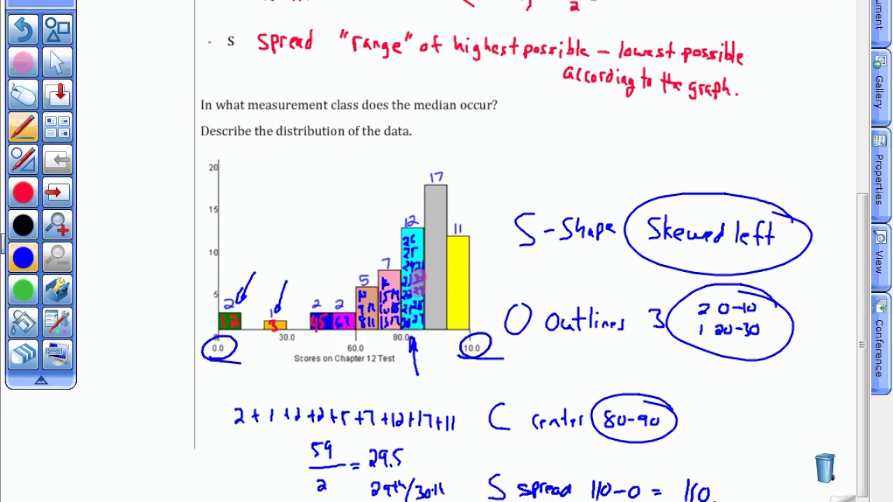 Unit 12.6 Day 2 Histograms SOCS - YouTube