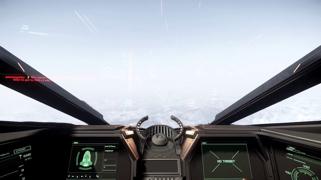 Anvil Pisces C8 low altitude atmospheric effect | Star Citizen Alpha 3. ...