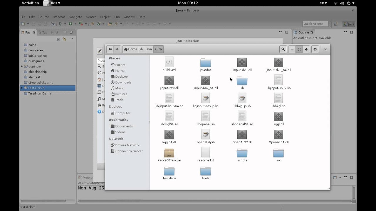 การติดตั้ง Slick2D บน Eclipse - YouTube
