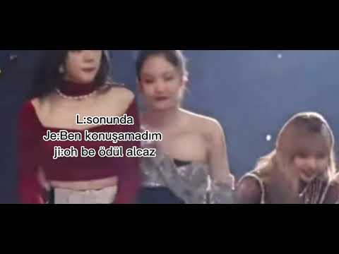 BLACKPİNK KOMİK ALT YAZILI VİDEO(2018 ÖDÜL TÖRENİ)