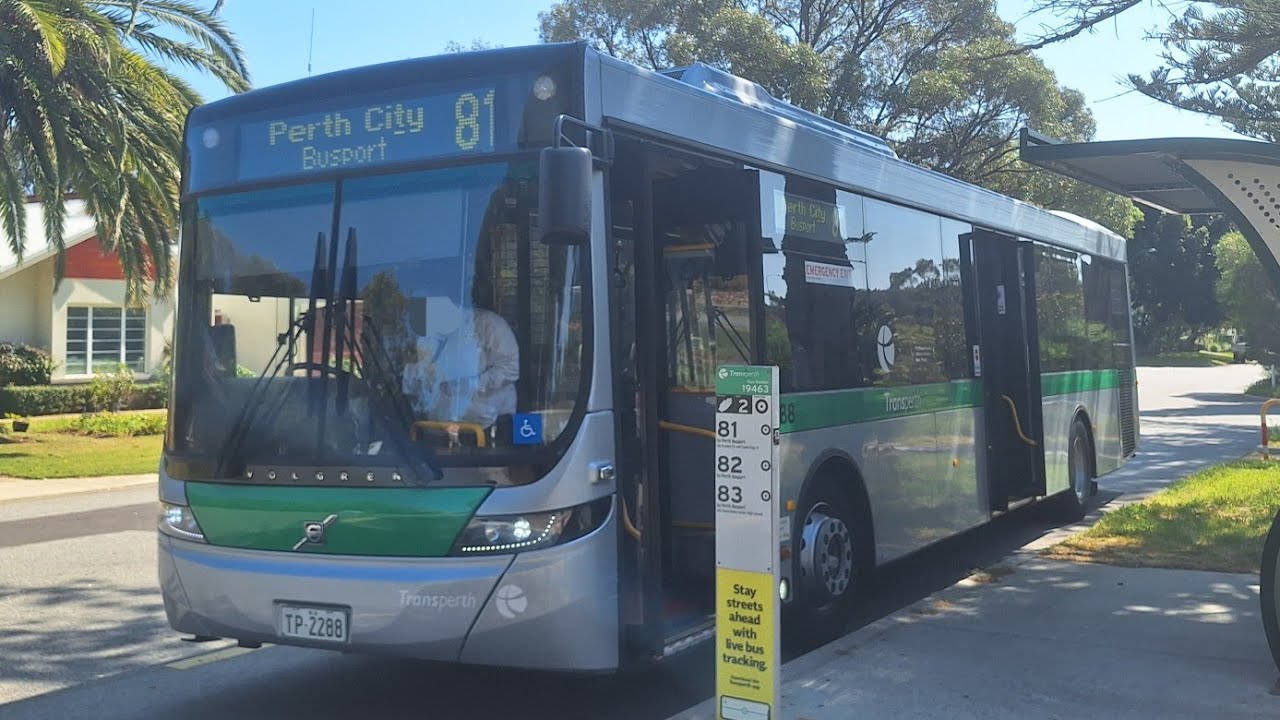[City-Beach] Transperth Bus Route No. 81 (TP2288) City Beach to Perth ...
