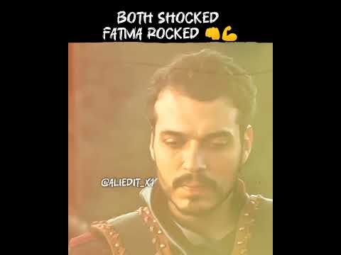 Both shocked fatma rocked II kuruluşosman||fatma saruca yusuf #shortsfeed#editwithkurulus#fatmahatun