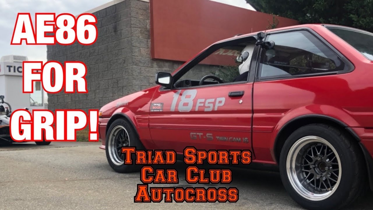 Corolla AE86 Autocross Triad Sports Car Club November 21, 2021 - YouTube