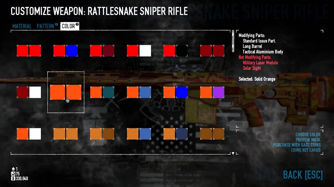 Payday 2 Weapon Visual Customization #2 - YouTube