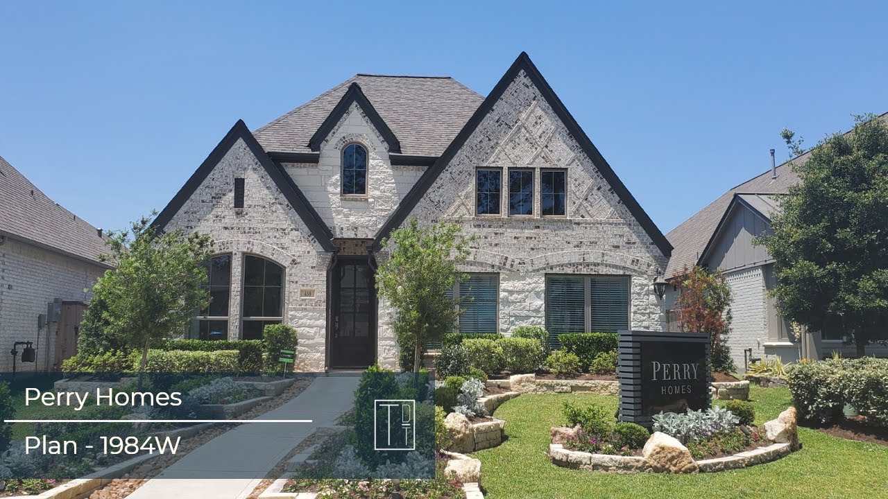 Perry Homes | 1984W Plan Model Home Tour | Grand Central Park - YouTube