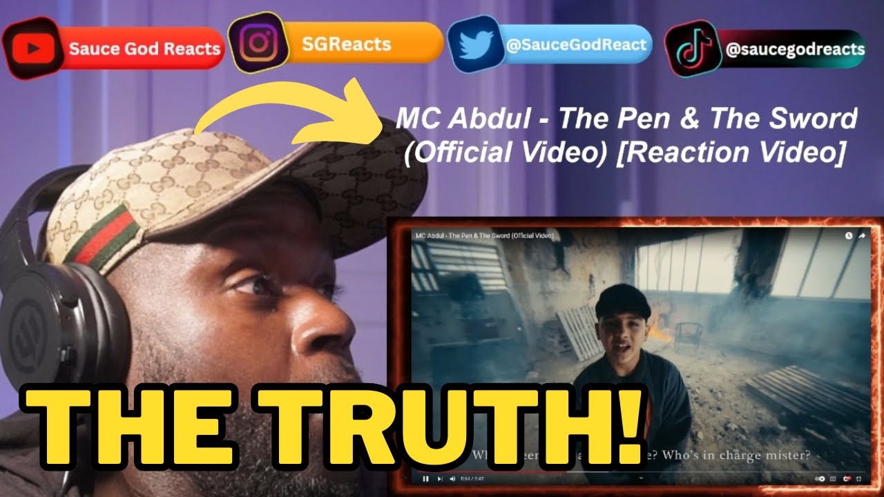 MC Abdul - The Pen & The Sword (Official Video) | REACTION - YouTube