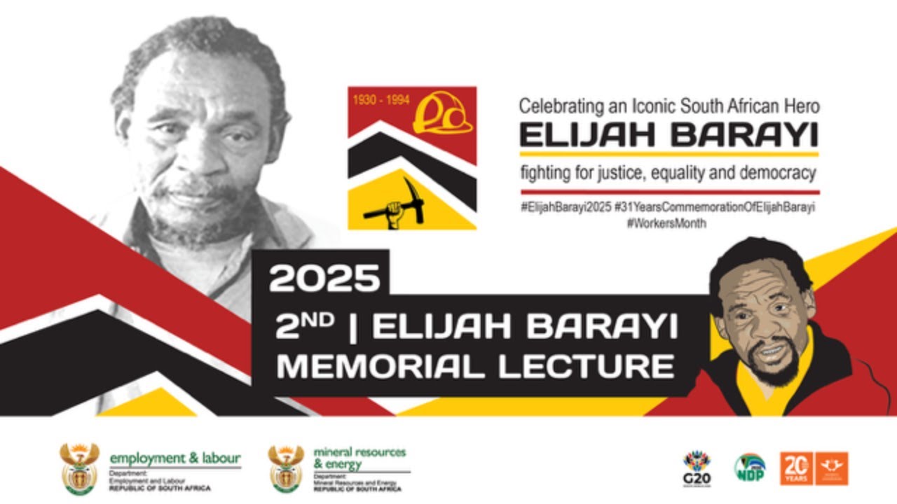Second Elijah Barayi Memorial Lecture - YouTube