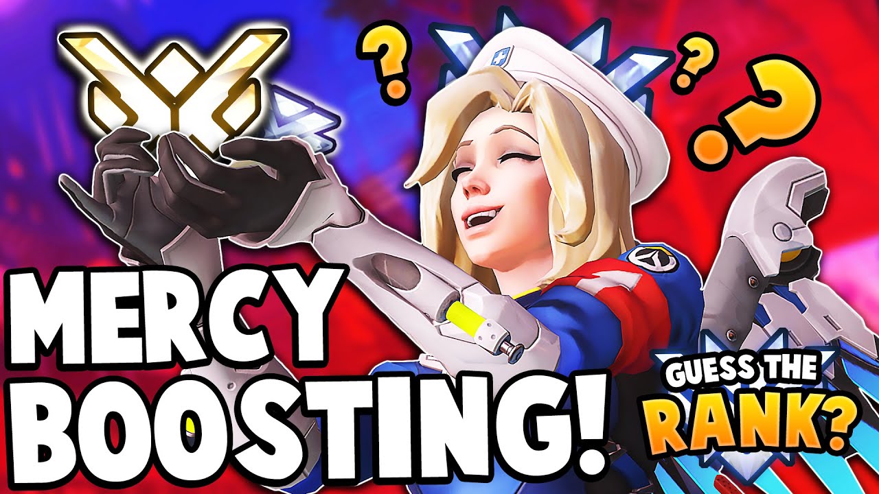 MERCY BOOSTING SERVICE! Overwatch GUESS THE RANK! (HARD MODE!) - YouTube