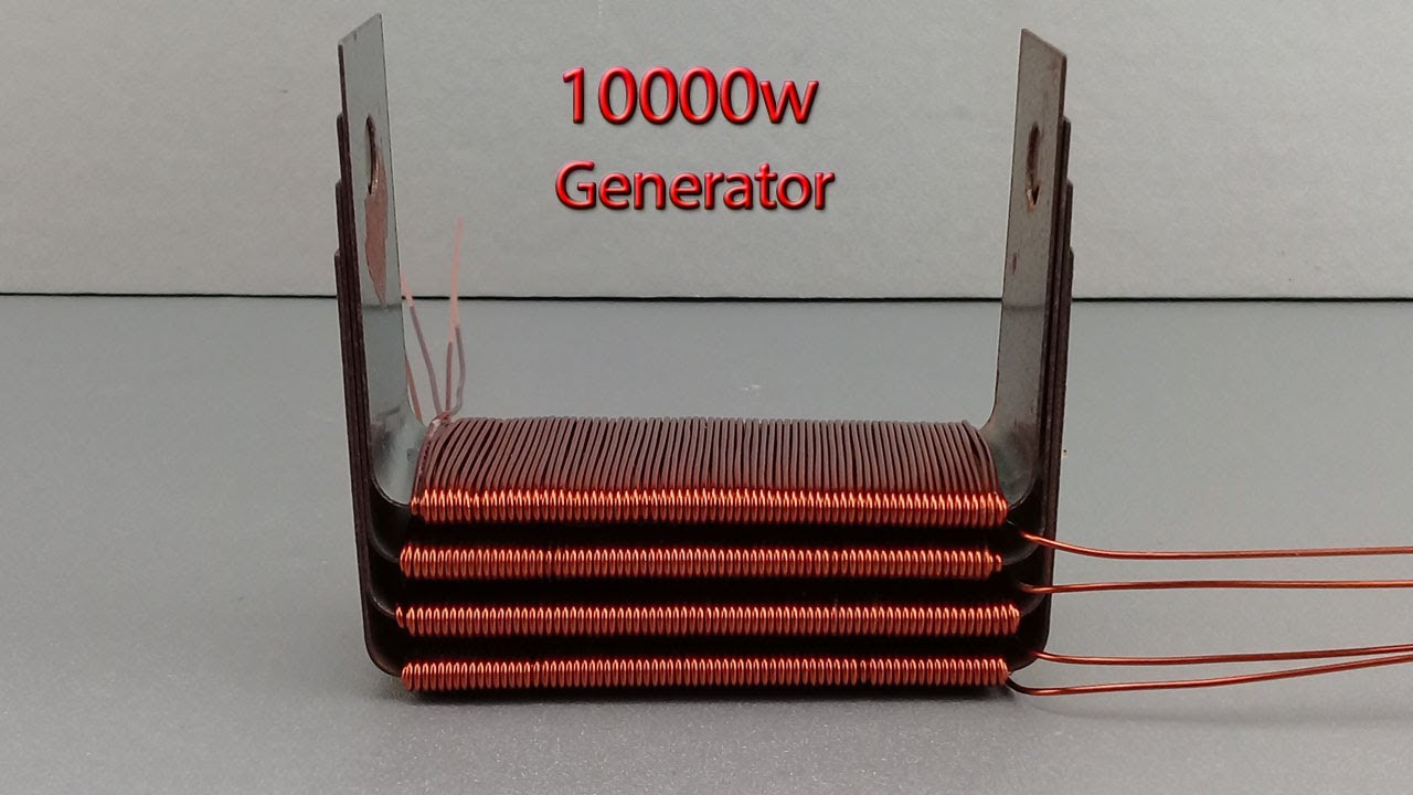 10000 Watts Free Electricity Energy with Copper Coil use Magnet ...