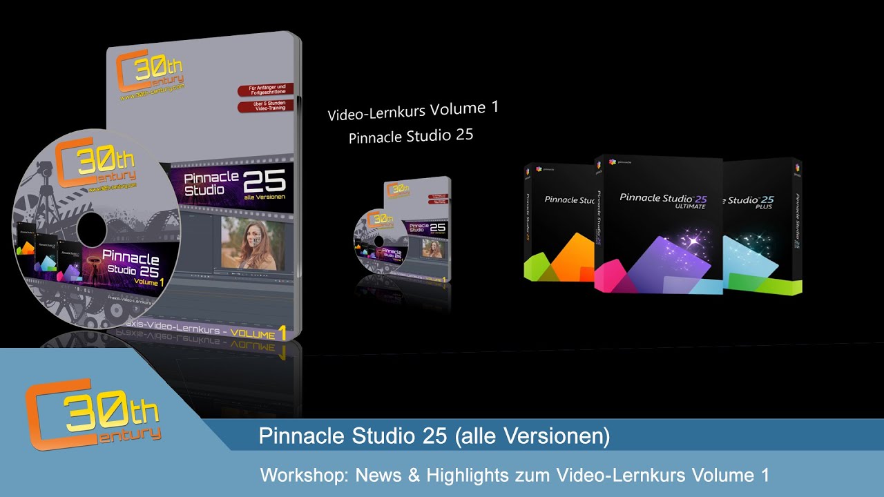 Lernkurs Pinnacle Studio 25 Volume 1 Überblick - YouTube