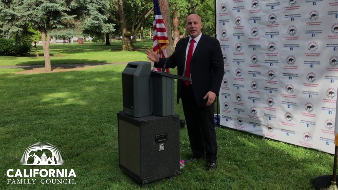 Pastor Tim Thompson speak out against California Sex Ed guidelines ...