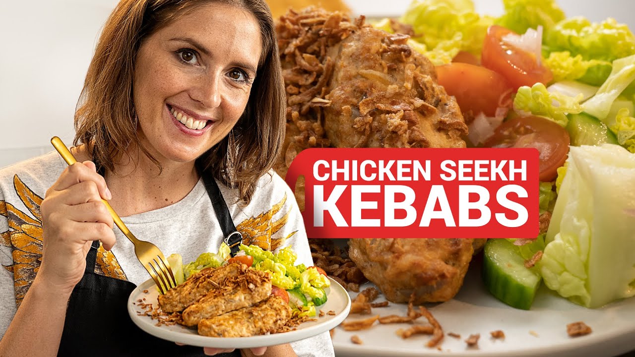 Chicken seekh kebab recipe - Ready in 30 minutes! - YouTube