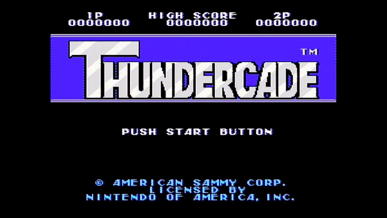 Thundercade (NES) - Full Run ALL Clear - YouTube