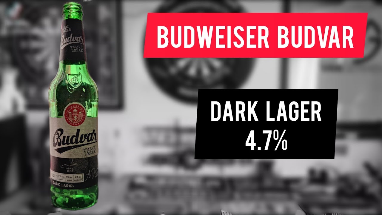 Budvar dark lager 4.7% - Budweiser Budvar - review No. 1439 - YouTube