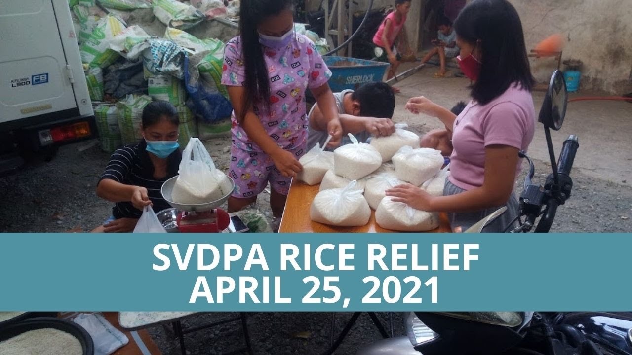 SVDPA Rice Relief April 25, 2021 - YouTube