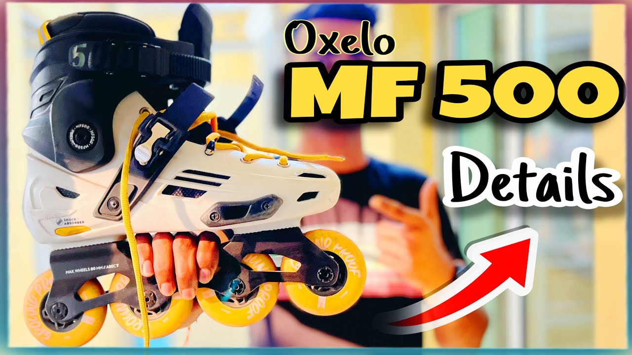 Oxelo Mf 500 inline skating shoes full details and review 😱🔥|| mf500 ...