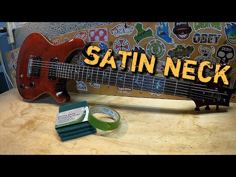 Gloss Necks SUCK!! DIY Gloss Guitar Neck To SATIN - PRS SE Paul's Guitar Fire Red