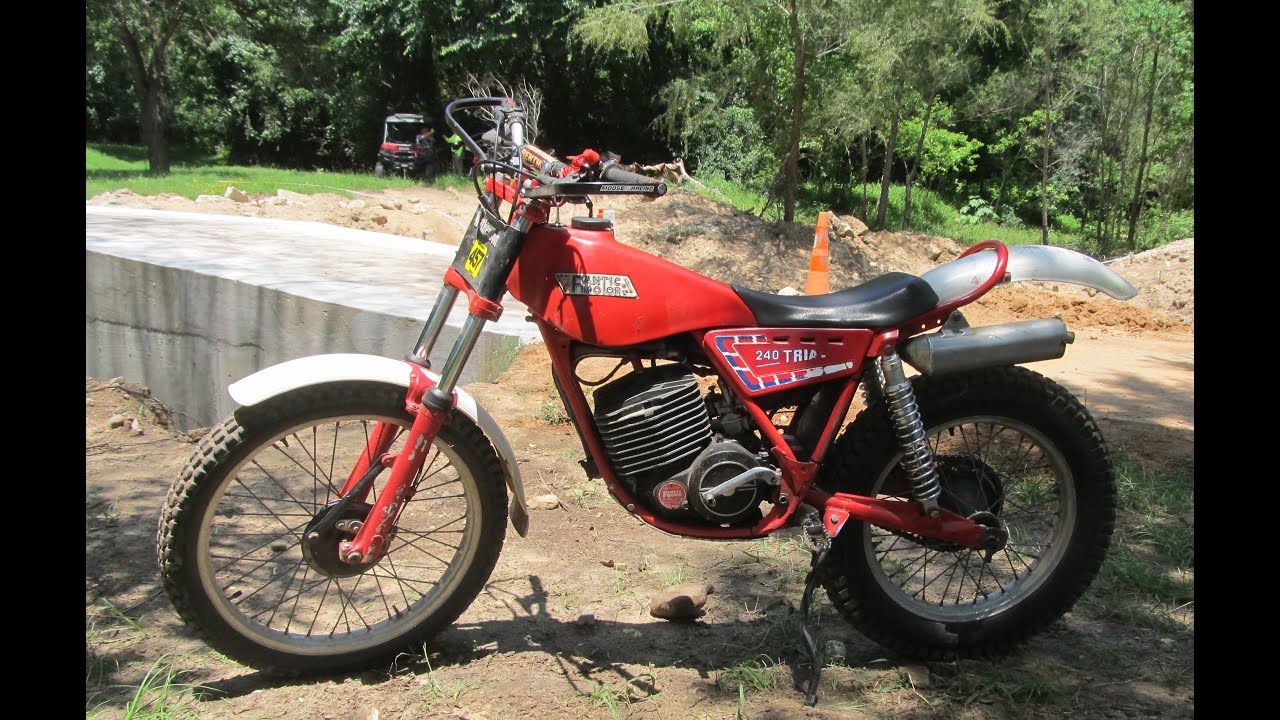 Behind the bars - 1982 Fantic 240 trials bike - YouTube