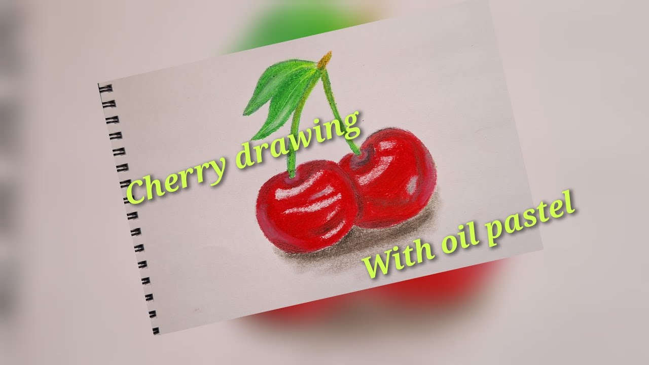 how to draw cherry step by step | realistic cherry drawing #drawing # ...