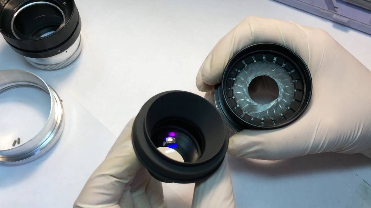 Tair-11 2.8/133 aperture blades repair tutorial - YouTube