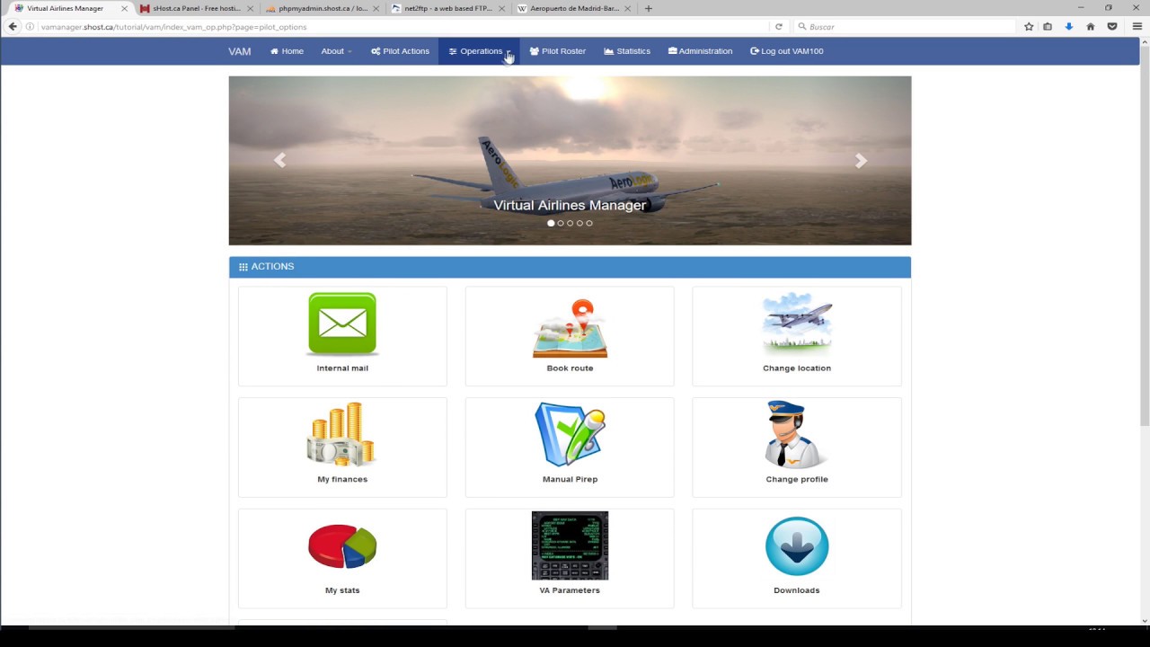 Virtual Airlines Manager [VAM] Tutorial 2: Post-Instalación [Español ...