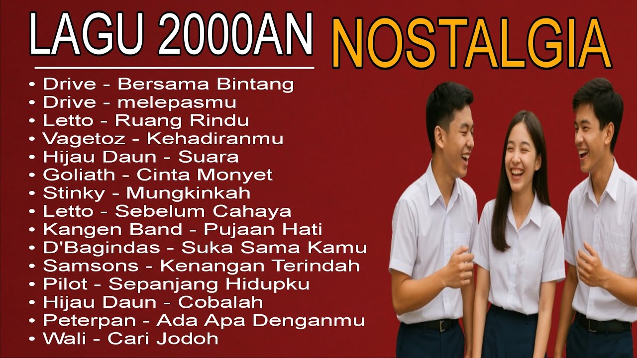 BAND 2000AN LAGU NOSTALGIA || LAGU POP SANTAI ERA 2000AN PALING HITS ...