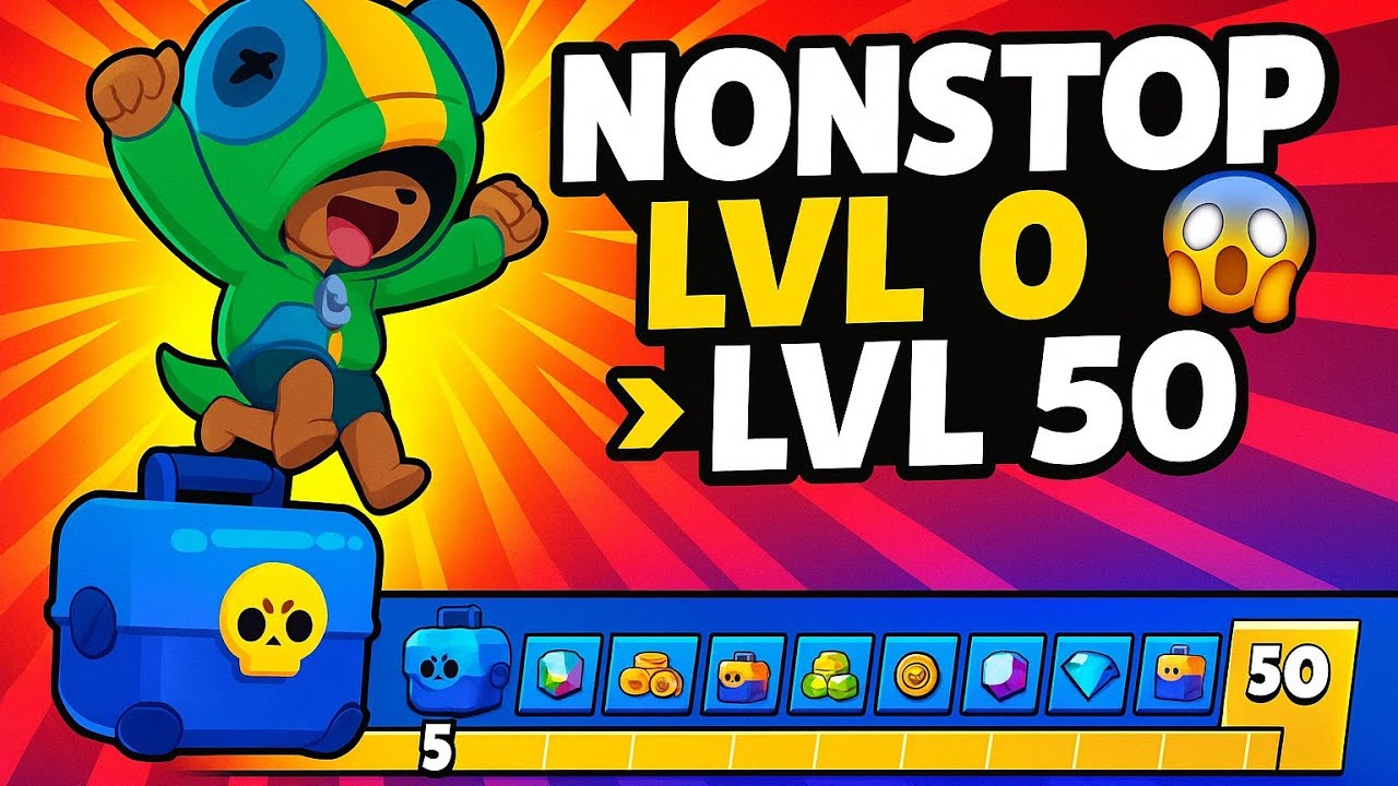 Unlocking 50 Levels in One Go – Brawl Stars Epic Run! - YouTube