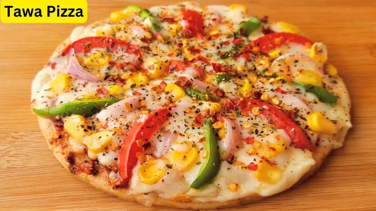 तवे पे बनाये Dominos जैसा pizza, वो भी बिना किसी मैदा के | Atta Pizza ...